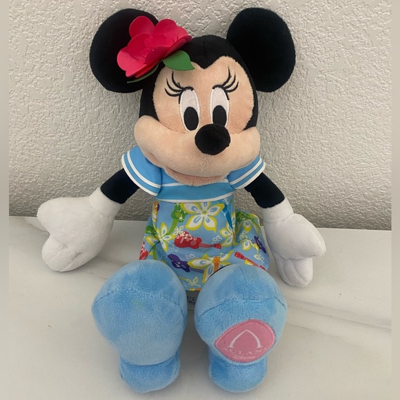 Disney | Toys | Disney Aulani 2 Minnie Mouse Plush Original Floral ...